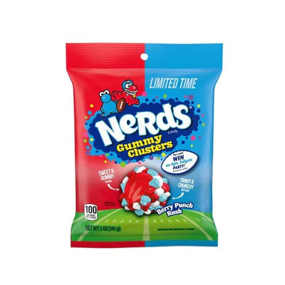Nerds Gummy Clusters Limited Edition, Berry Punch Rush - 150g – Candy ...